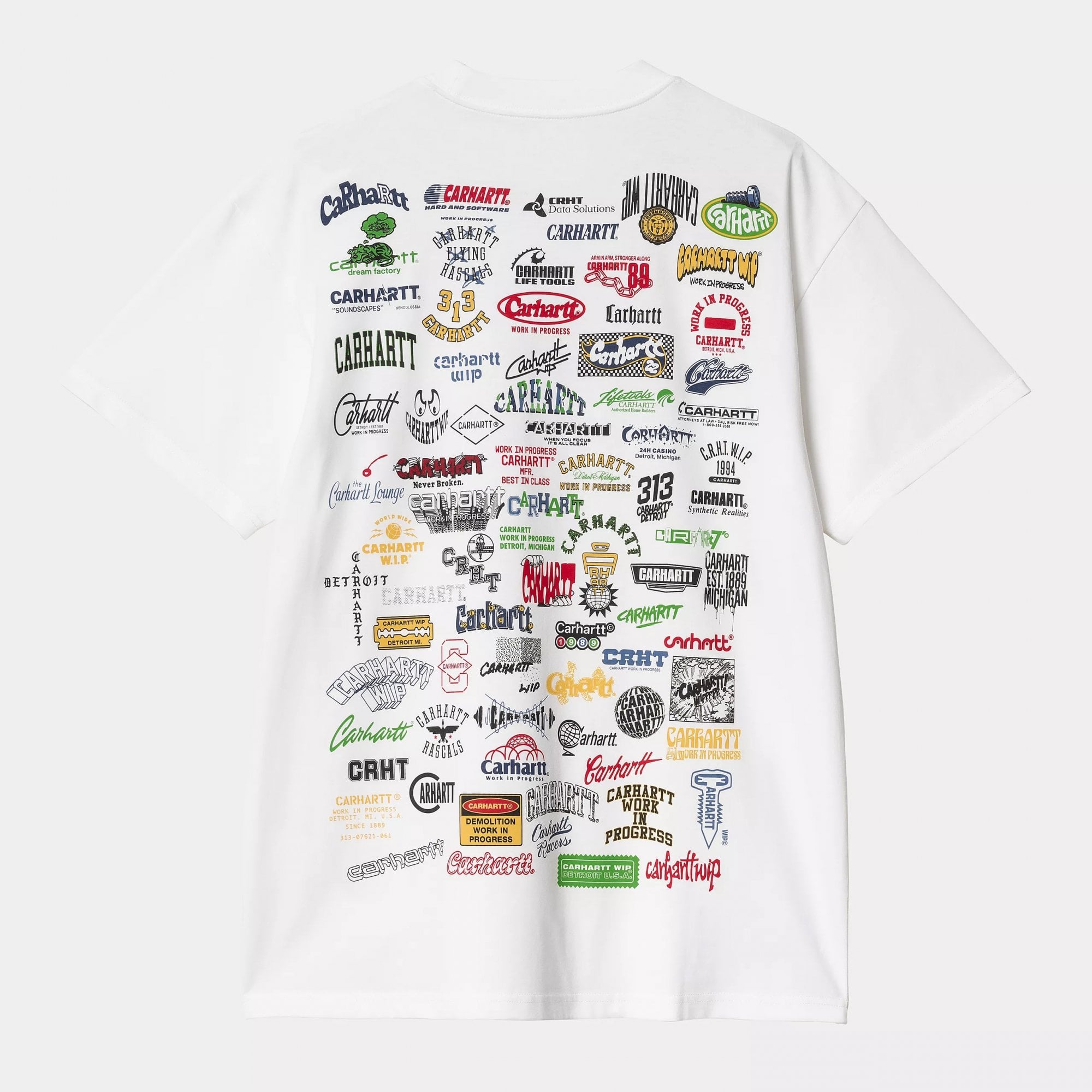 Carhartt WIP S/S Logo T-shirt - White – Cooshti