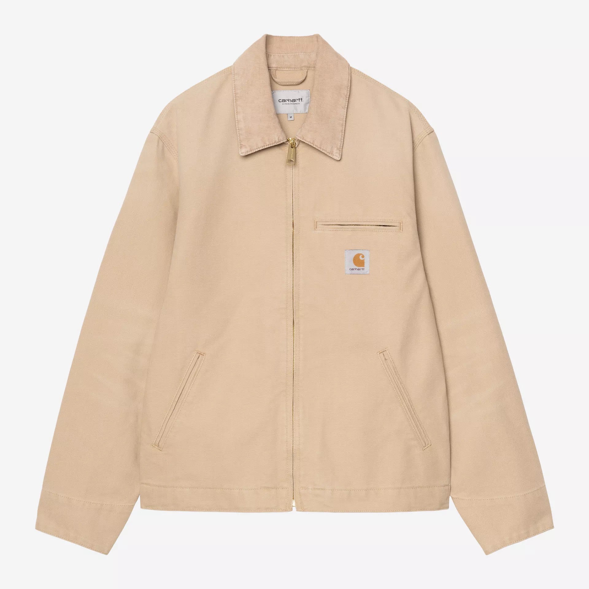 Carhartt WIP Detroit Jacket Dusty H Brown / Dusty H Brown stone canvas ...