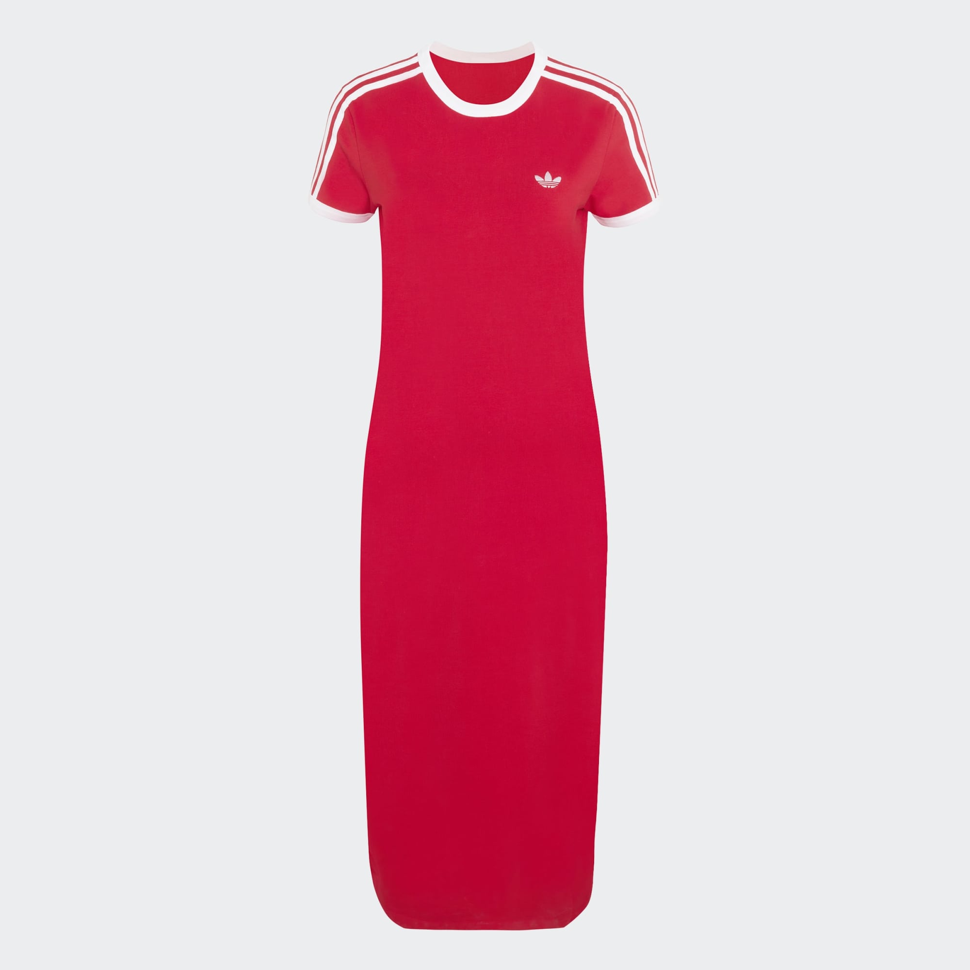 Adidas Originals 3 Stripes Dress - Better Scarlet / White – Cooshti