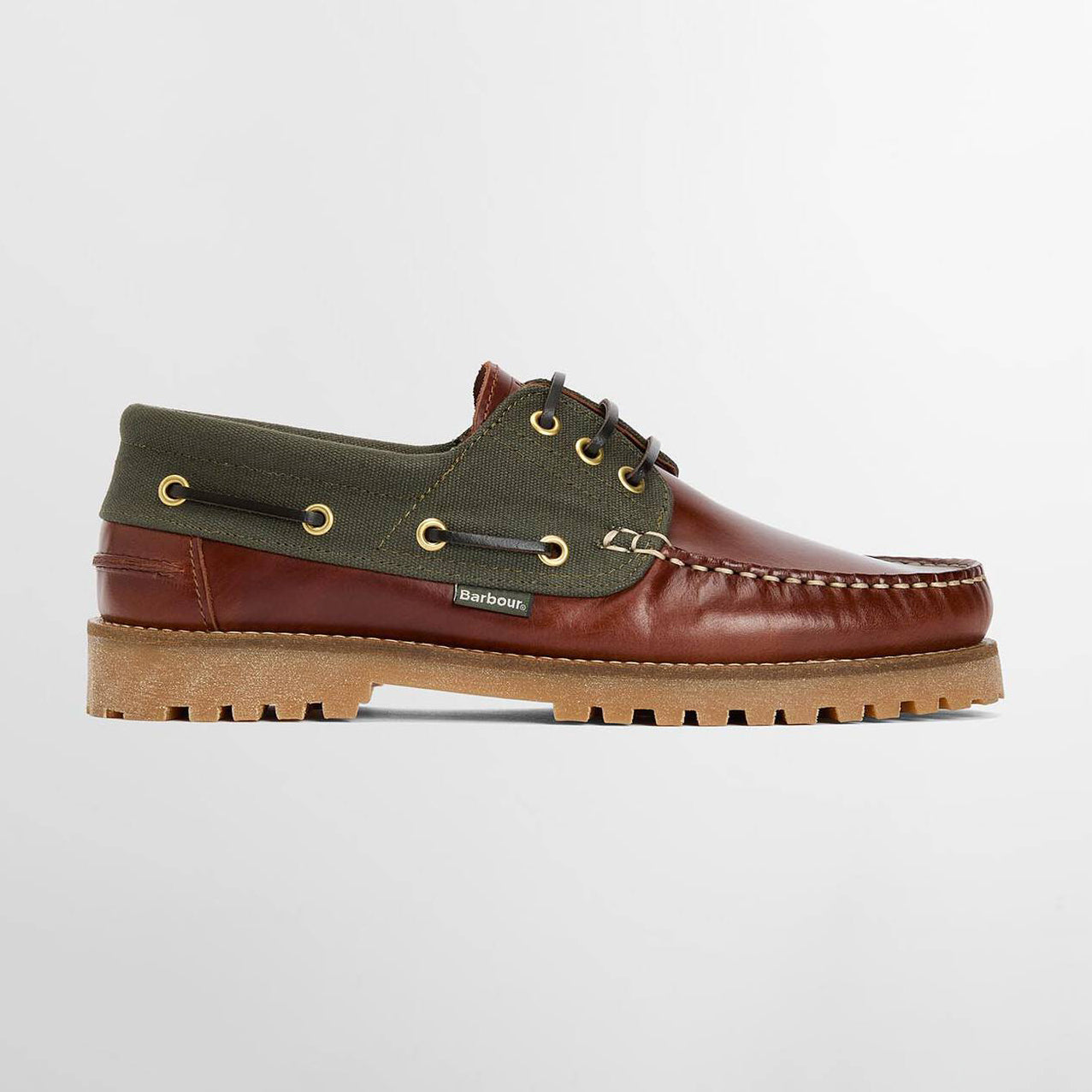 Barbour Re-Engineered Deck Boat Shoes Mahogany – Cooshti