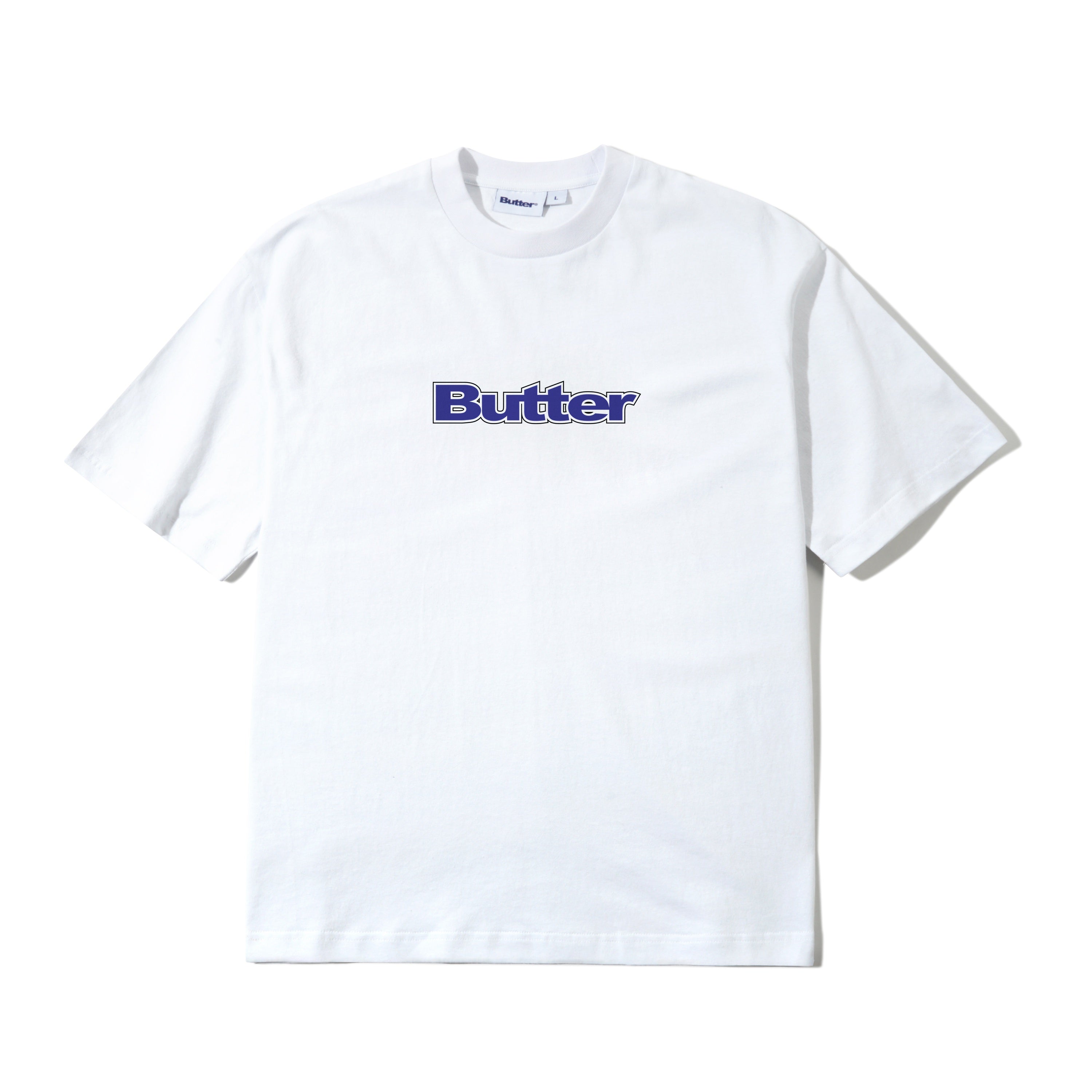 Butter Goods Outline Logo Tee - White – Cooshti