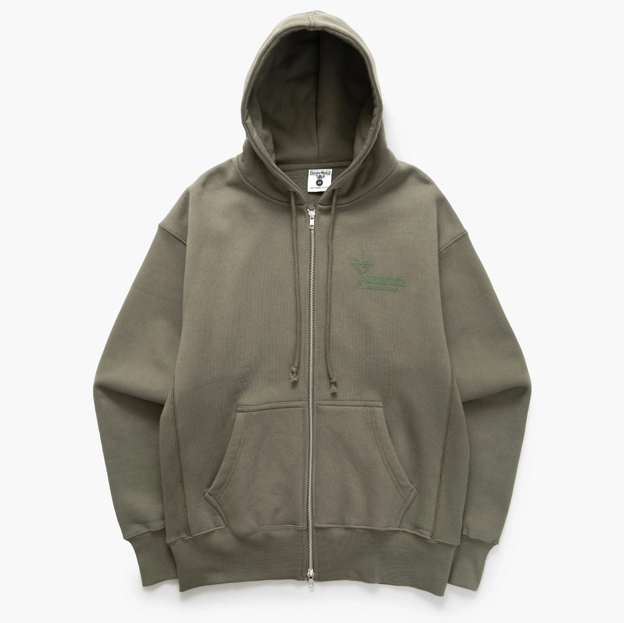 Service Works Martini Zipper Hoodie - Black – Cooshti