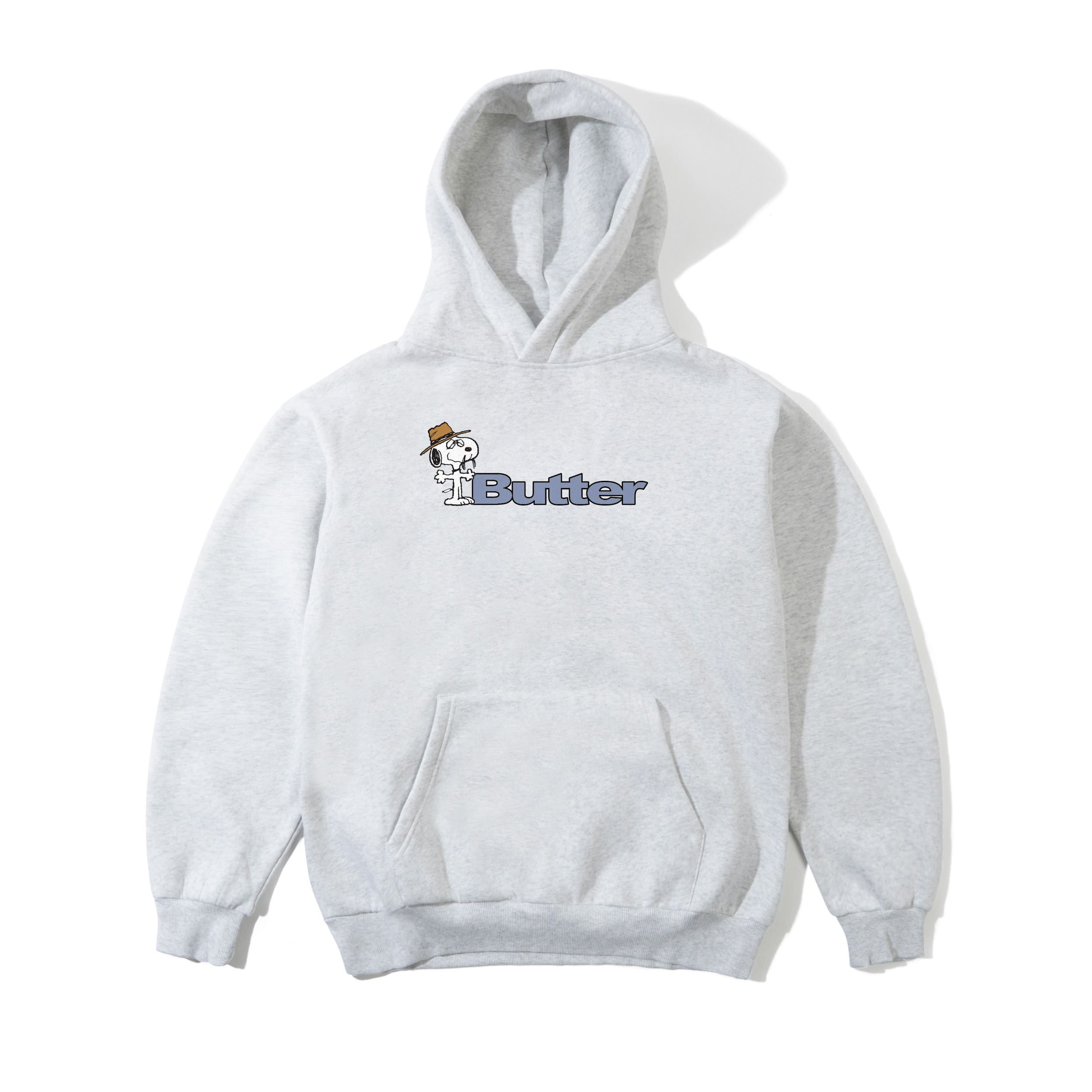 Butter Goods X Peanuts - Spike Logo Pullover Hood - Ash – Cooshti