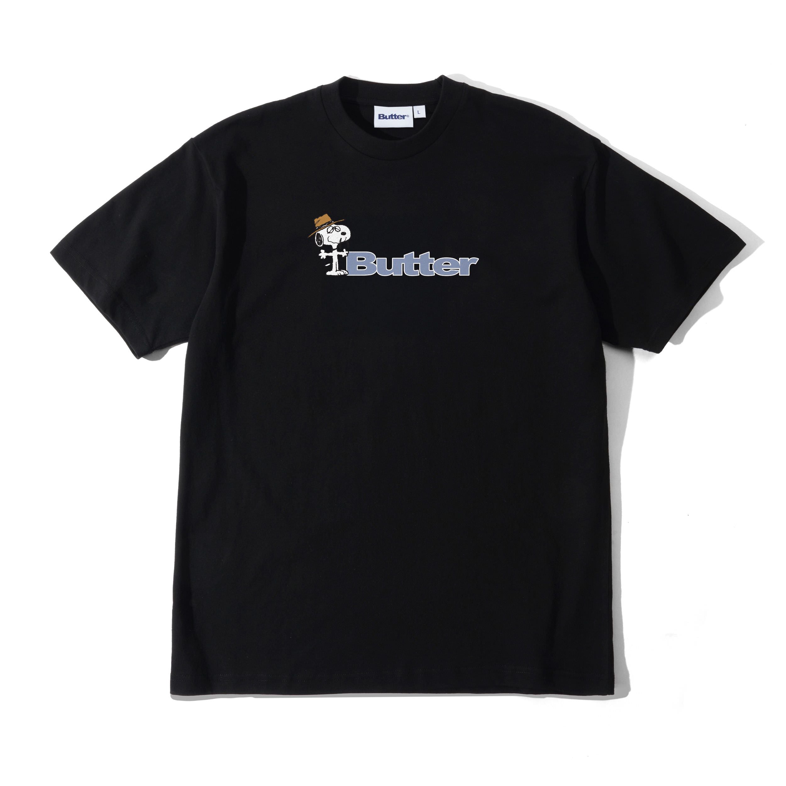 Butter Goods X Peanuts - Spike Logo Tee - Black – Cooshti