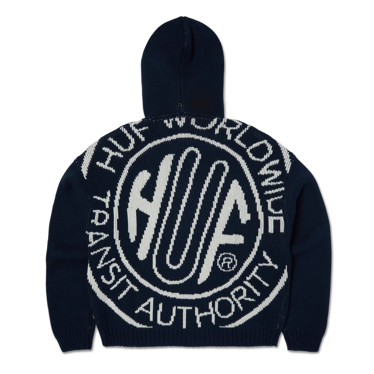 Token Zip Hooded Sweater - Navy – Cooshti