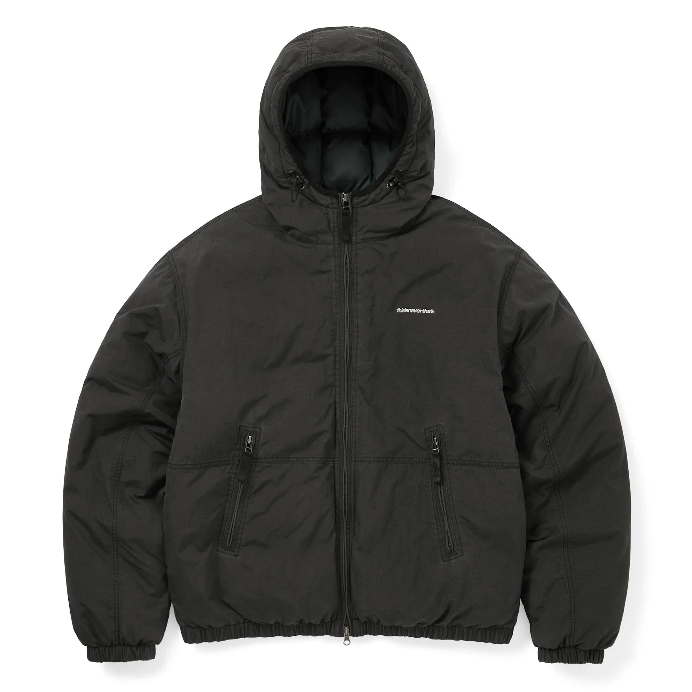 Thisisneverthat Washed Down Puffer Jacket - Black – Cooshti
