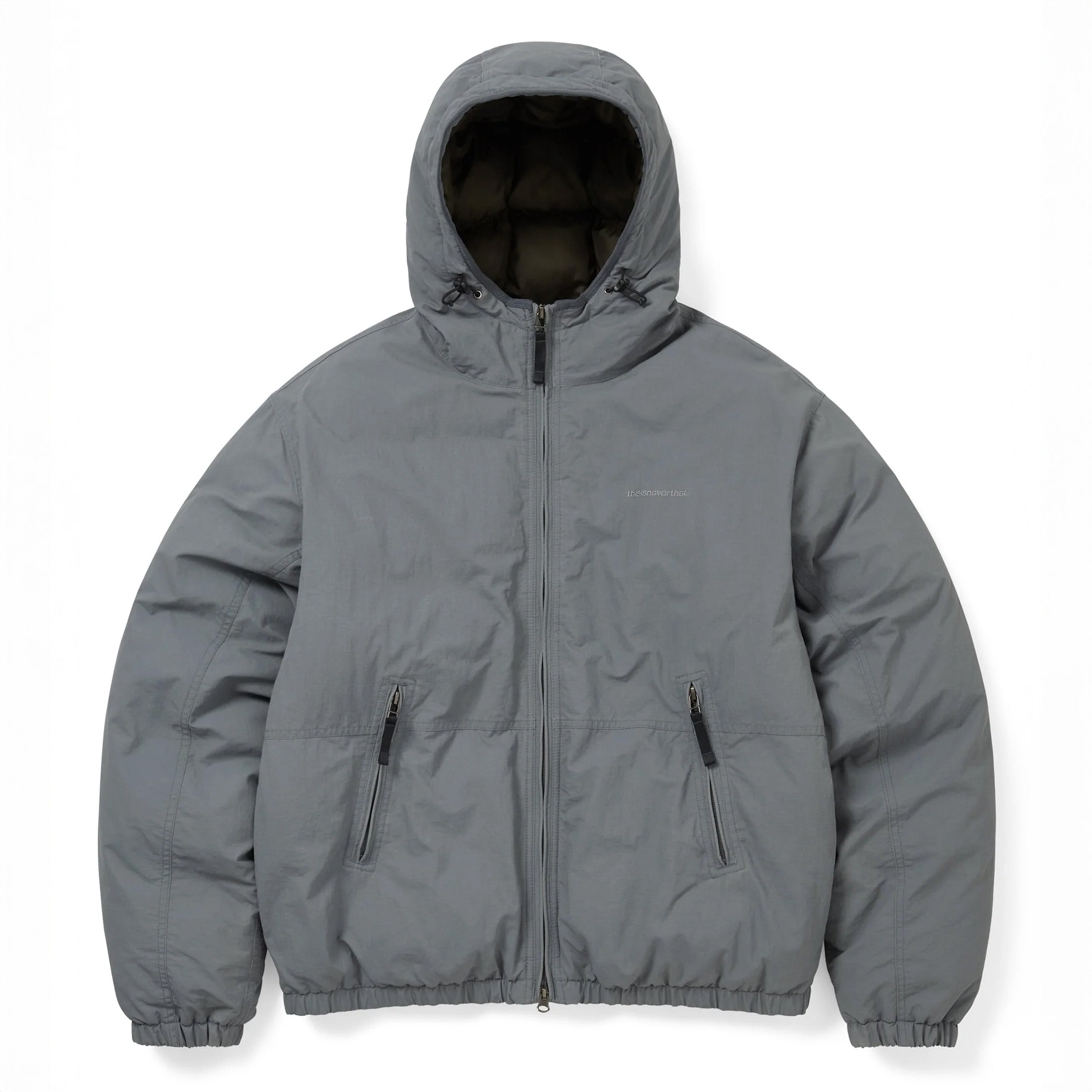 Thisisneverthat Washed Down Puffer Jacket - Slate – Cooshti